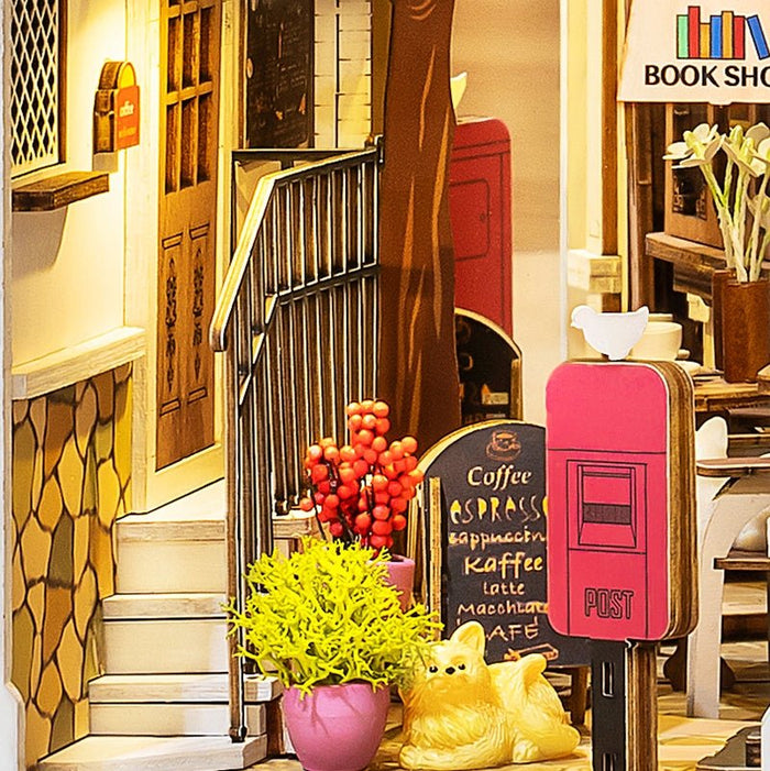 DIY Book Nook Kit (RoomBox), Sunshine Town (RDS007e) | Varvikas.Shop