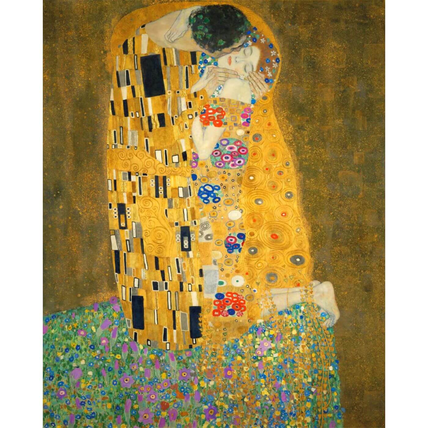 Gleznošana pēc skaitļiem, 40×50 cm, Skūpsts Gustavs Klimts (MG543e ...